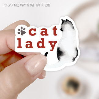 cat lady stickers – Audrey Ra Design Shop