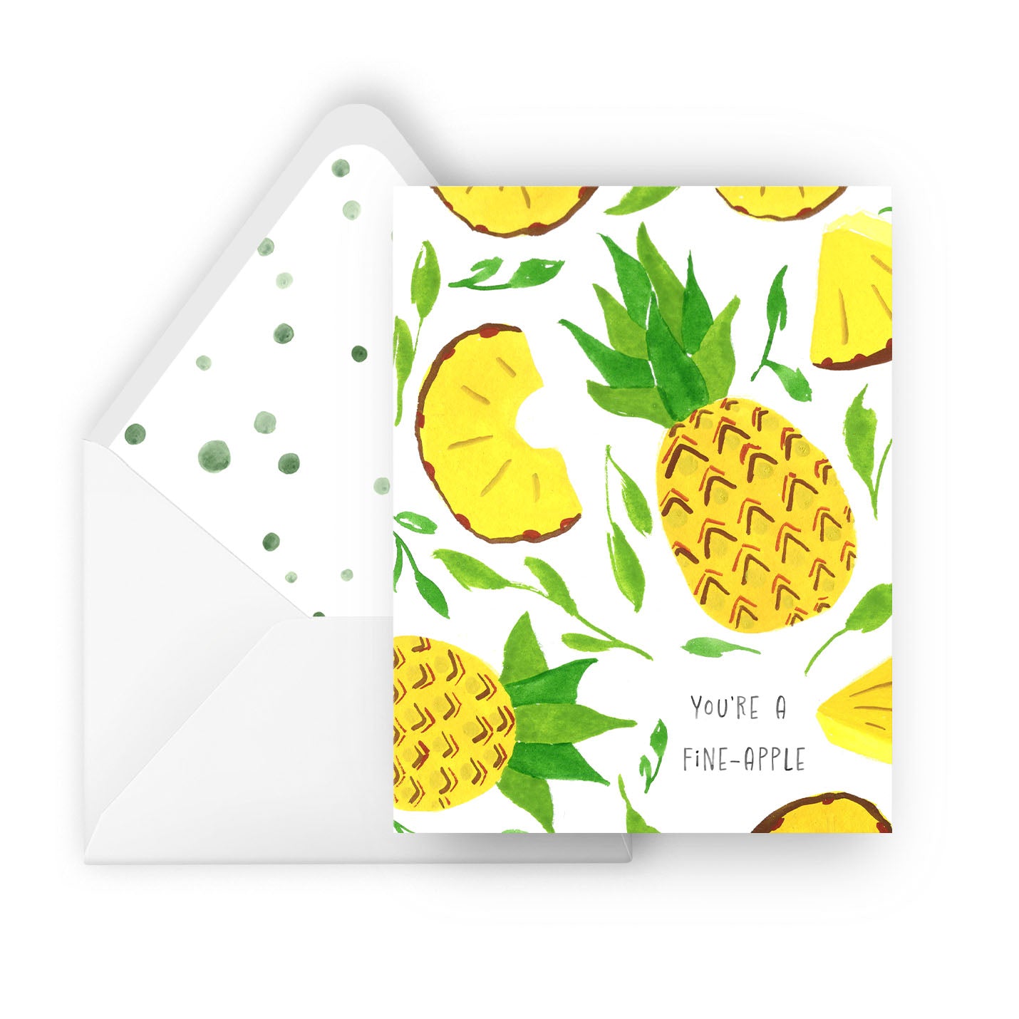 you're a fine-apple greeting card – Audrey Ra Design Shop