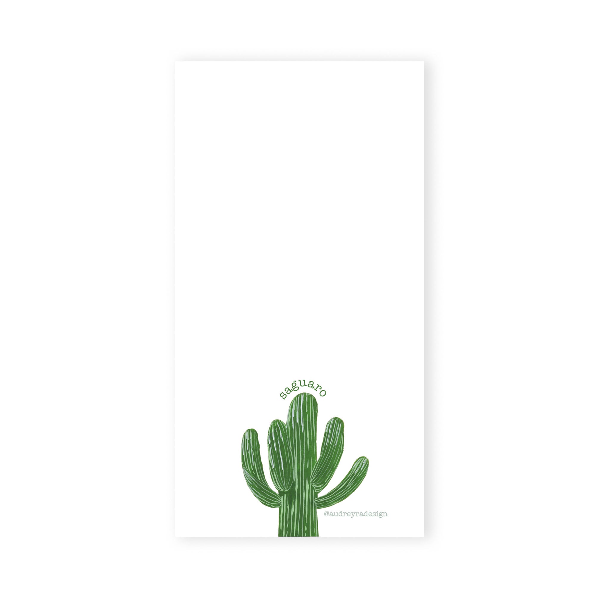 saguaro cactus notepad – Audrey Ra Design Shop