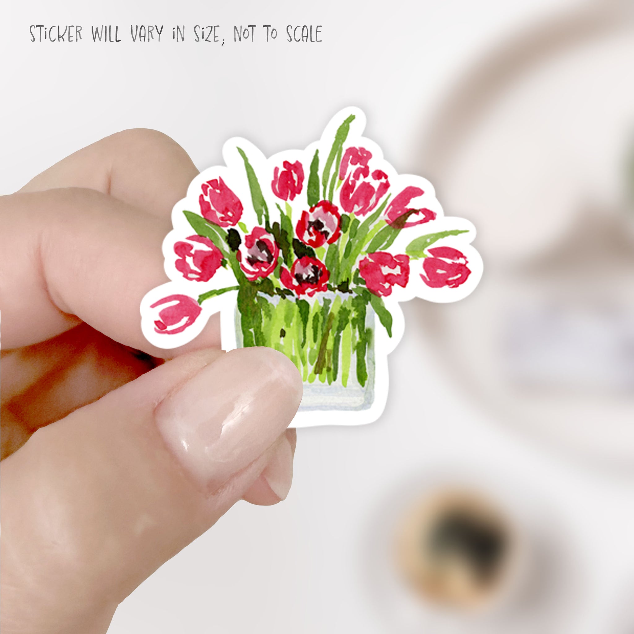 tulip arrangements sticker – Audrey Ra Design Shop